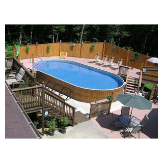 Above ground wooden swimming pools - Classique - Piscine - Autres ...