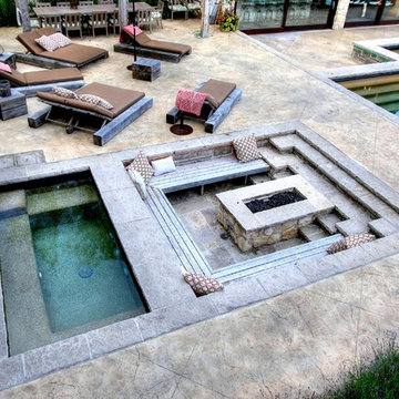 75 White Front Yard Pool Ideas You'll Love - February, 2024 | Houzz