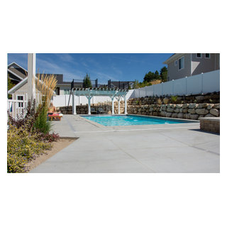 All-in-ONE: Pavilion, Deck, Diving Platform, Waterfall, Swimming FUN ...