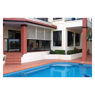 Aluminum Shutters - Modern - Pool - San Diego - by French Brothers ...