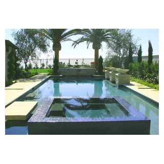 AMS Landscape Design Studios - Mediterranean - Swimming Pool & Hot Tub ...