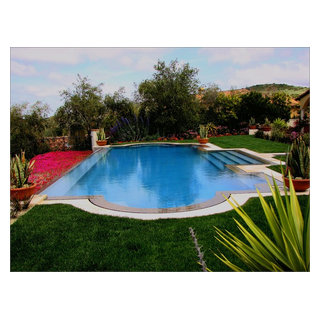 AMS Landscape Design Studios, Inc. - Mediterranean - Pool - Los Angeles ...