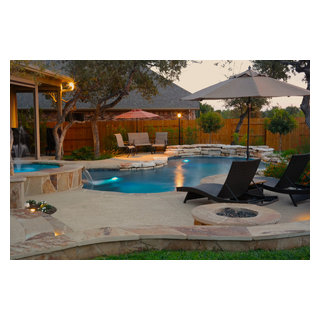 APSP Award Winning Freeform Swimming Pool Round Rock Texas ...