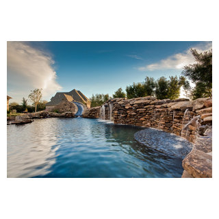 Aquarius - Custom Swimming Pool - Flower Mound, TX - Tropical ...