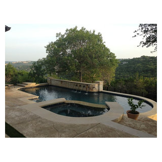 Arc & Tangent Pool Design - Traditional - Pool - Austin - by Design ...