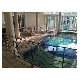 Artisinal Bannister and Pool - Eclectic - Pool - Other - by Takumi ...