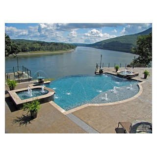 Artistic Pools, Blue Granite Pebble Sheen - Modern - Pool - Atlanta ...