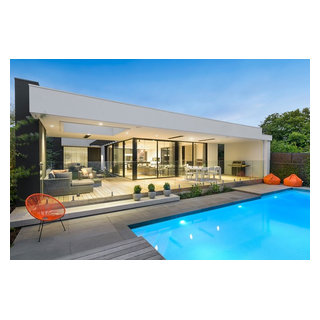 Ashburton House - Contemporary - Pool - Melbourne - by Audsley Windows ...