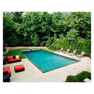 Auto Covered Pool and Spa in Glencoe - Contemporary - Pool - Chicago ...