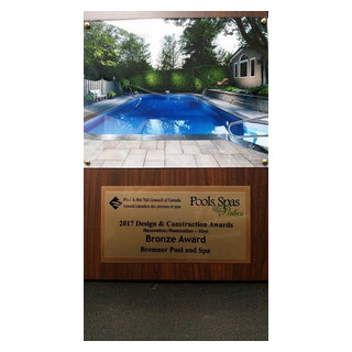 Award Winning Bedley Whitby Vinyl Pool Renovation - Modern - Swimming ...