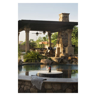 Award Winning Pool Featuring Appalachian Field Stone Siding - Coronado ...