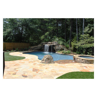 AWESOME Hilltop pool in Marietta, Ga - Tropical - Pool - Atlanta - by ...