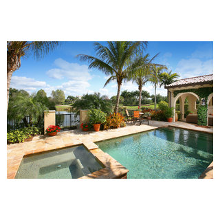 Bacara V - Mediterranean - Pool - Miami - by London Bay Homes | Houzz