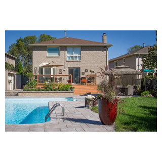 Backyard landscaping in Thornhill - Contemporary - Pool - Toronto - by ...