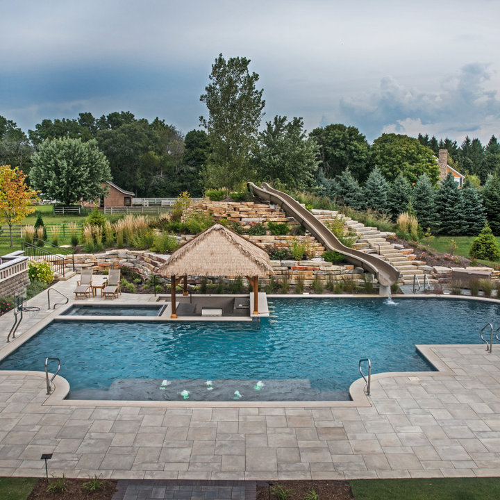 Sunken Pool Bar - Photos & Ideas | Houzz