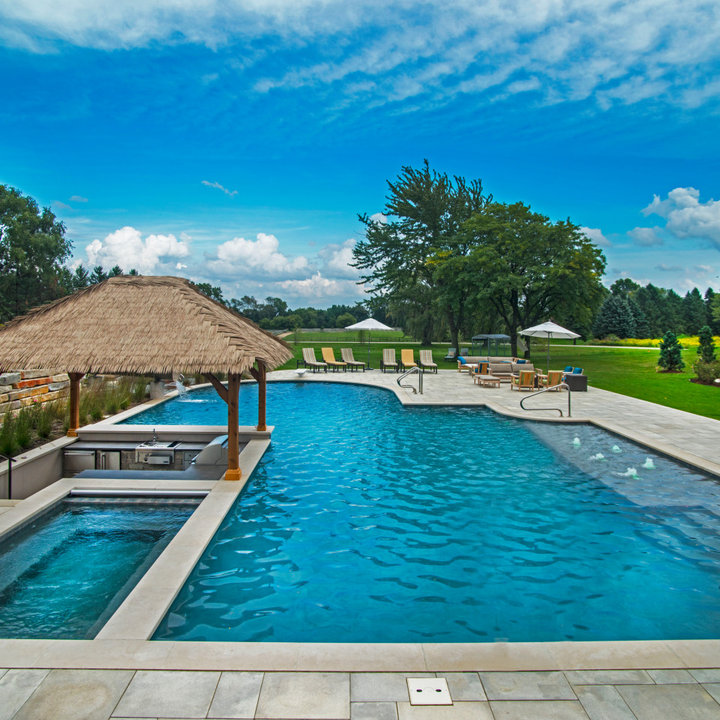 Sunken Pool Bar - Photos & Ideas | Houzz