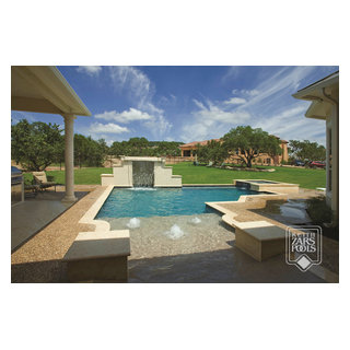Beach Entry Pools - Beach Style - Pool - Austin - by Keith Zars Pools ...