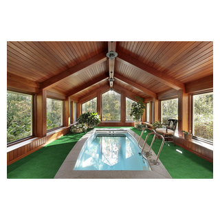 Beautiful Indoor Pool - Modern - Pool - Other - by Beaulieu Group, LLC ...