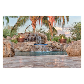 Beautiful Mesa, Arizona Backyard - Mediterranean - Pool - Phoenix - by ...