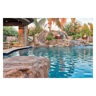 Beautiful Mesa, Arizona Backyard - Mediterranean - Pool - Phoenix - by ...