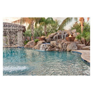 Beautiful Mesa, Arizona Backyard - Mediterranean - Pool - Phoenix - by ...