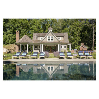 Bedford Pool House - Victorian - Swimming Pool & Hot Tub - New York ...
