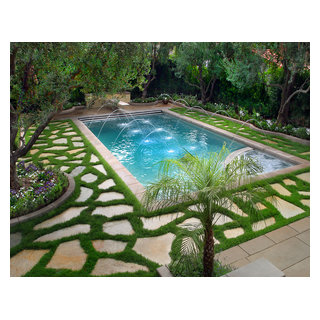 Bel-Air Garden Estate Pool - Mediterranean - Pool - Los Angeles - by ...