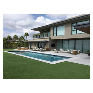 Bel Air Pool - Modern - Pool - Los Angeles - by Design Studio Ma, Inc ...