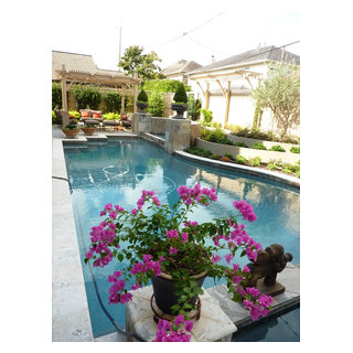Bellaire Pool and Landscape - Mediterranean - Swimming Pool & Hot Tub ...
