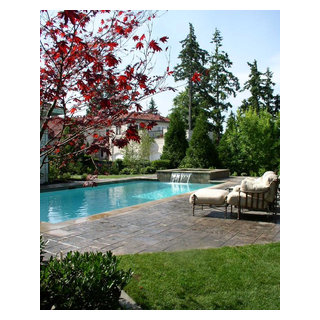 Bellevue pool - Contemporary - Pool - Seattle - by Lifestyle Landscapes ...