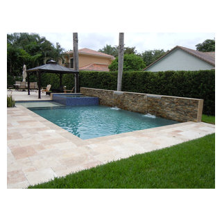 Benny Dominguez - Contemporary - Pool - Miami - by Aquarama Pools, Inc ...