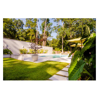 Betton Hills Pool and Privacy Wall - Modern - Pool - by Workshop 131 ...
