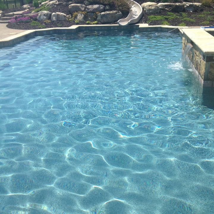 Ocean Blue Pebble Sheen - Photos & Ideas | Houzz