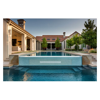 Bluffview Infinity Edge and Lap Pool - Modern - Pool - Dallas - by Pool ...