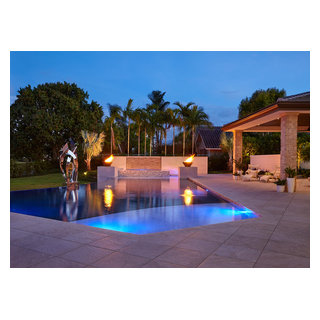 Boca Raton Custom Residence - Contemporary - Pool - Miami - by Cudmore ...