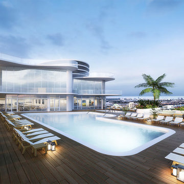 75 Beautiful Roof Swimming Pool Ideas and Designs - April 2022 | Houzz UK