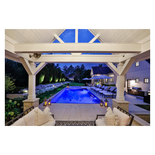 Burr Ridge Swimming Pool and Hot Tub Project - Traditional - Pool ...
