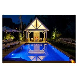 Burr Ridge Swimming Pool and Hot Tub Project - Traditional - Pool ...