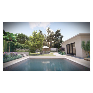 California Modern Menlo Park Luxury - Modern - Pool - San Francisco ...