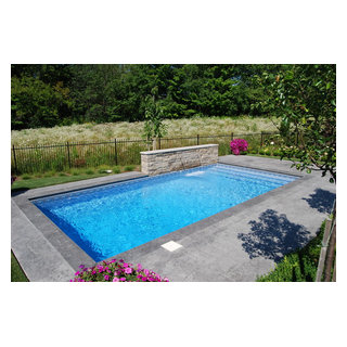 Cantilever Concrete Coping Edges - Traditional - Pool - Toronto - by ...