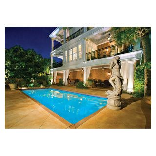 Caribbean by Alaglas - Medium Fiberglass Pool - Mediterranean - Pool ...