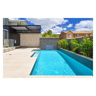 Carina Heights New Home Design - Modern - Swimming Pool & Hot Tub ...