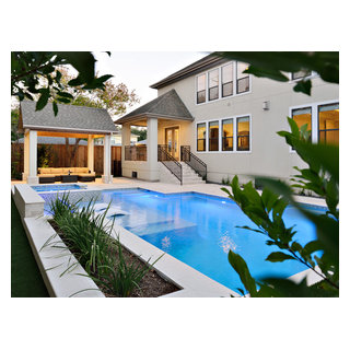 Clean lines and contemporary style - Contemporary - Pool - Houston - by ...