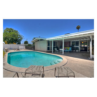 Cliff May Ranch Home in Tustin California - Midcentury - Pool - Orange ...