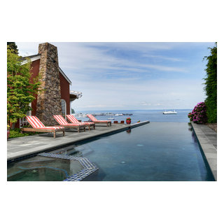 Coastal Stunner - Infinity Pool - Beach Style - Pool - Seattle - by ...
