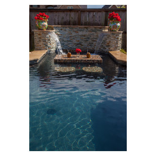 Cocktail Pool- Richmond, TX - Modern - Pool - Houston - by Richard's Total Backyard Solutions ...