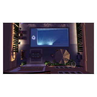 Complete Outdoor Fun Transformation | Lap Pool & Fire Pit - Traditional ...