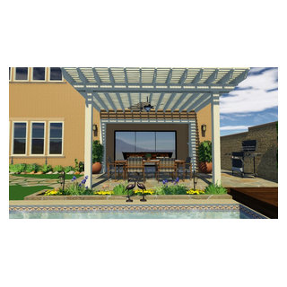 Complete Outdoor Fun Transformation | Lap Pool & Fire Pit - Traditional ...