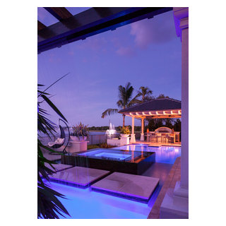Completed Pools - Contemporary - Pool - Miami - by Fountain Blue Pools ...