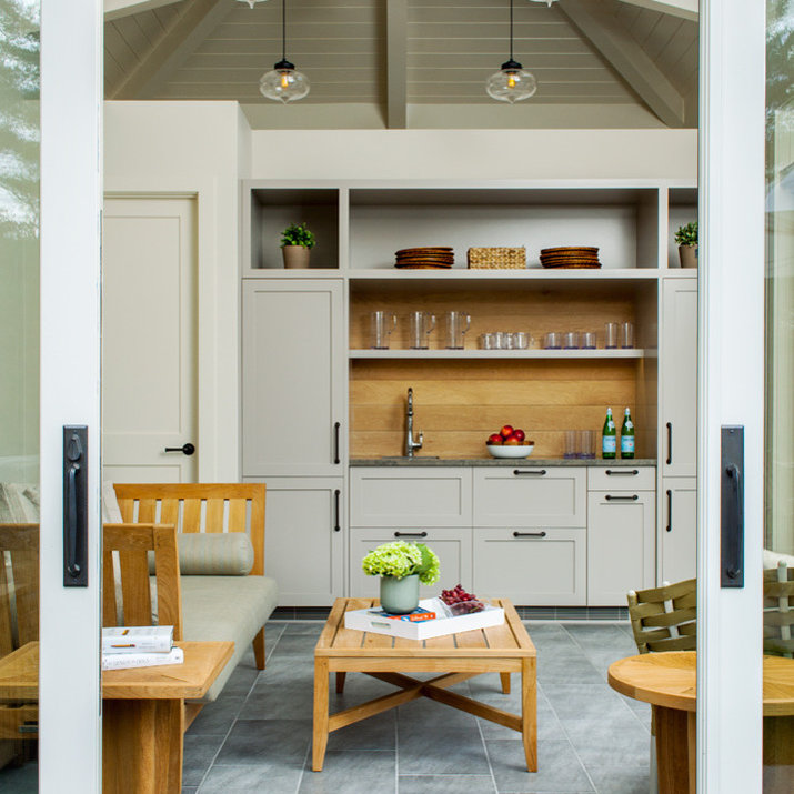 Pool House Kitchenette - Photos & Ideas | Houzz